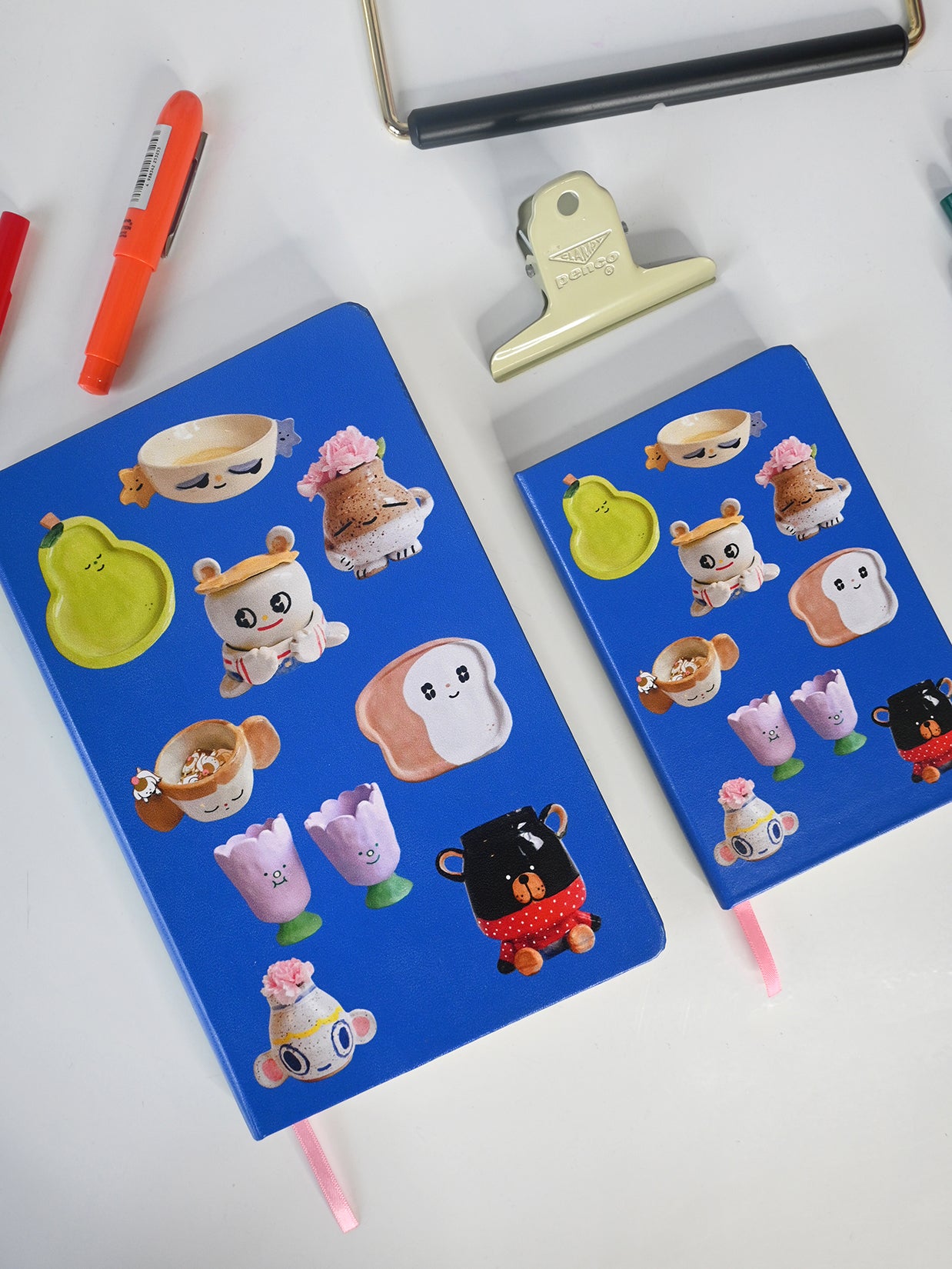 "Ceramic Party" Hardcover Notebook