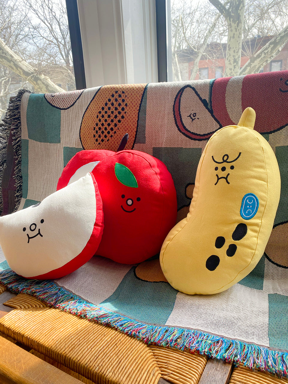 "Bad-nana" throw pillow