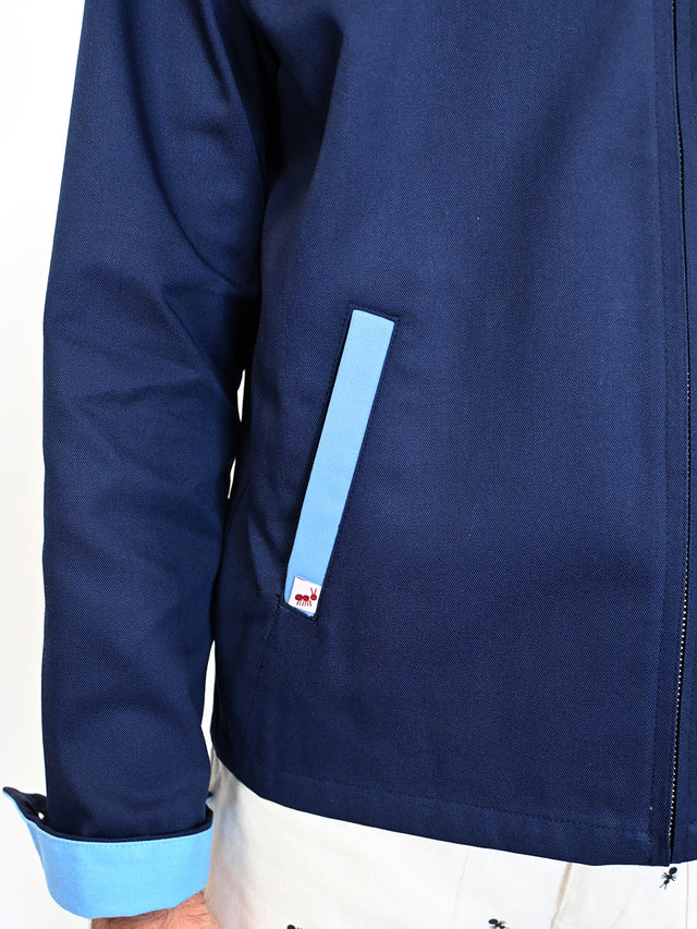 "In the Navy" Color Block Jacket