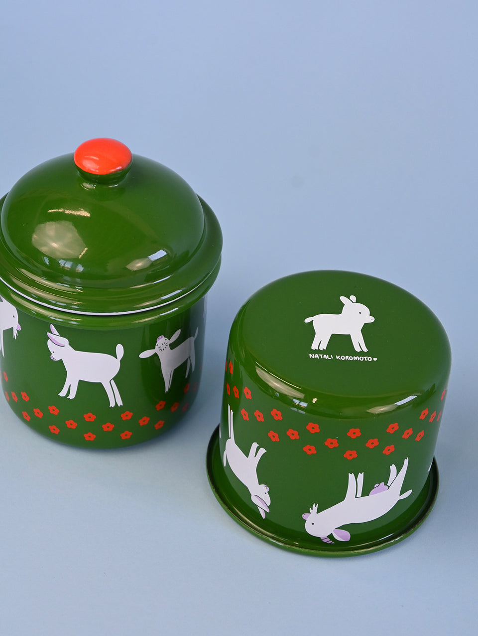 "GOAT" Enamel container