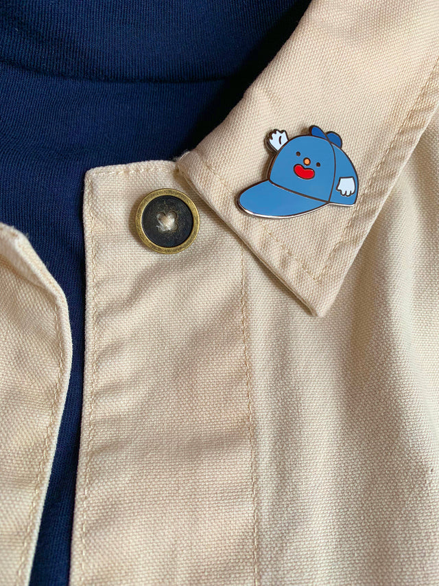 "Hat on Hat" Enamel Pin