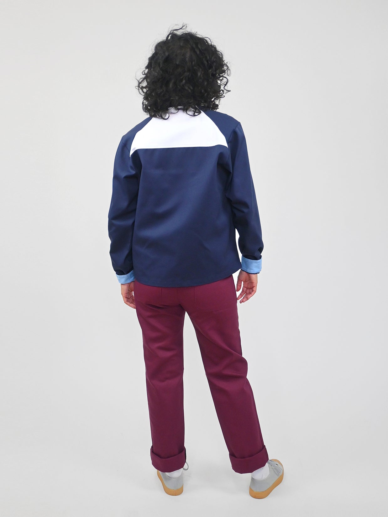 "In the Navy" Color Block Jacket